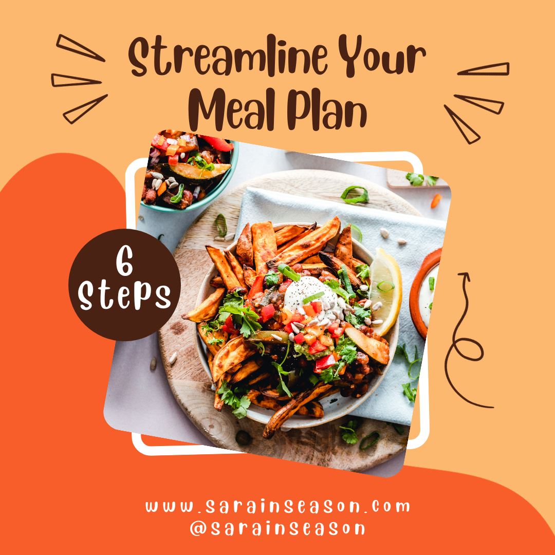 6 Steps to Streamline Your Weekly Meal Plan - Sara In Season