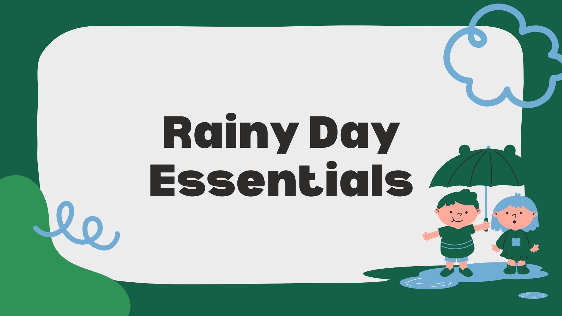 Rainy Day Essentials - Sara In Season